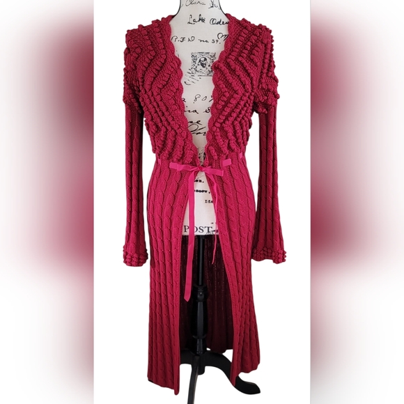 Moda International | Sweaters | Moda International Long Cable Knit ...